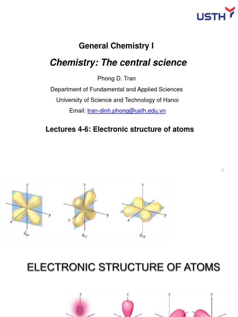 Electronic Structure of Atoms in Chemistry | PDF | Atomic Orbital | Hertz