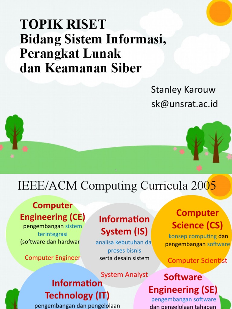 Riset Informatika Topik Penelitian | PDF | Computers