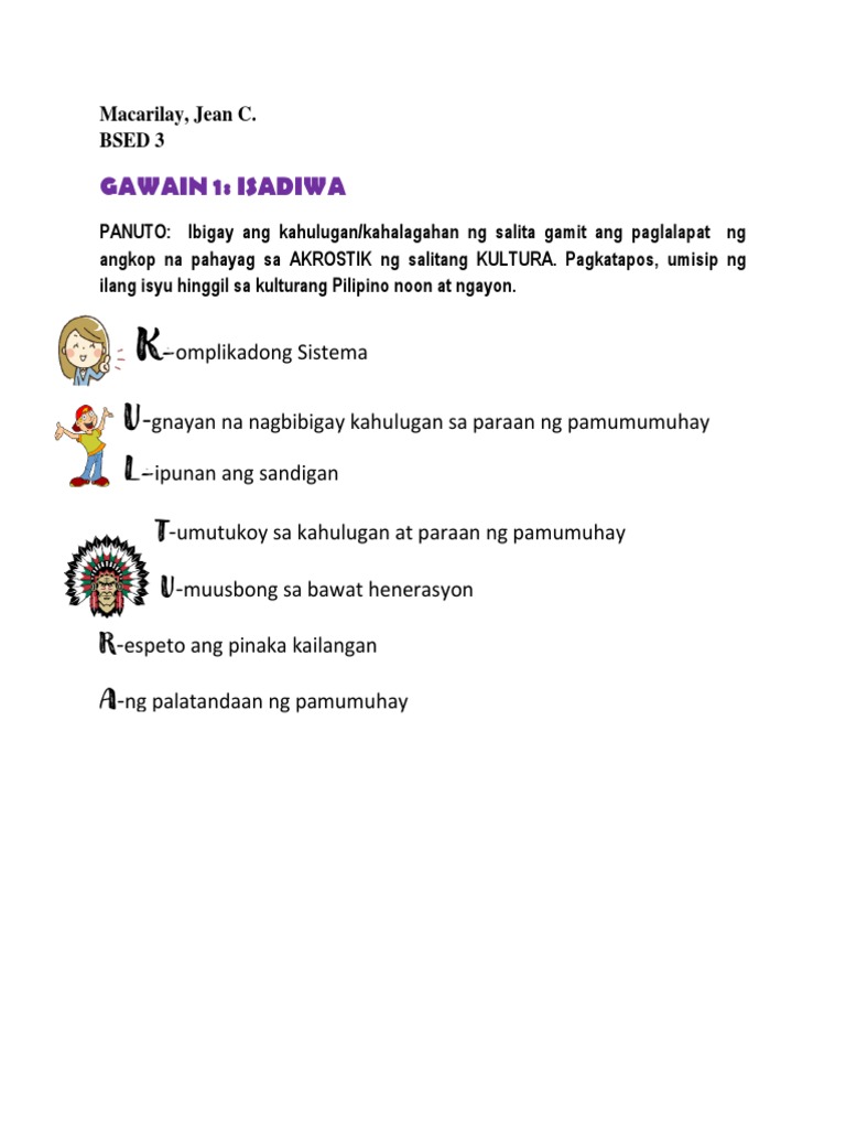 Gawain 1 Sinesos | PDF