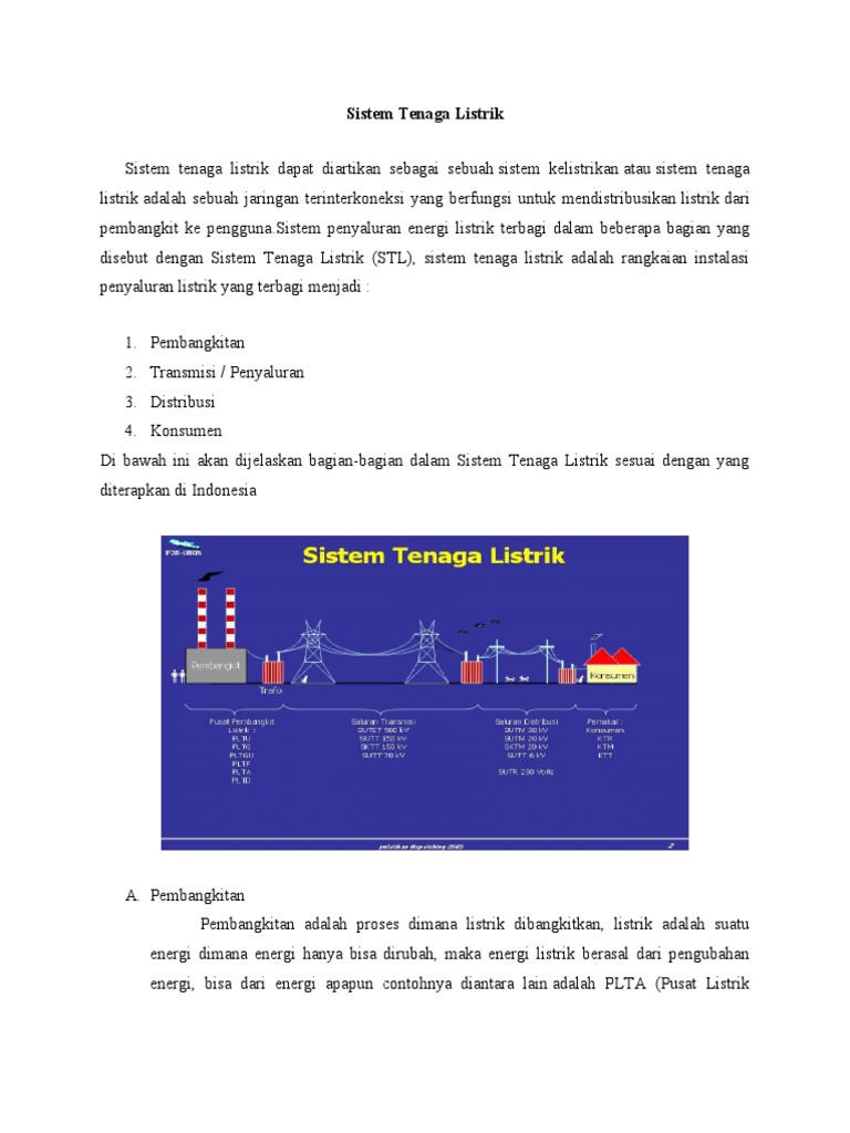Sistem Tenaga Listrik | PDF