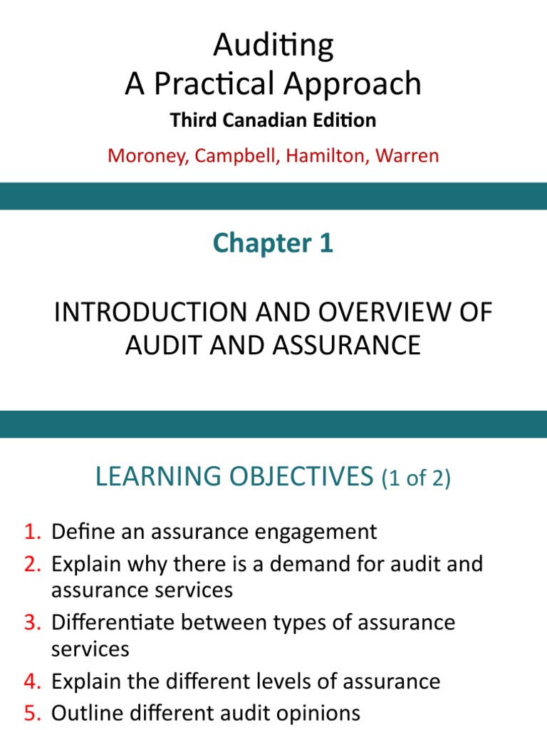 Chapter 1 Powerpoint | PDF | Financial Audit | Auditor's Report