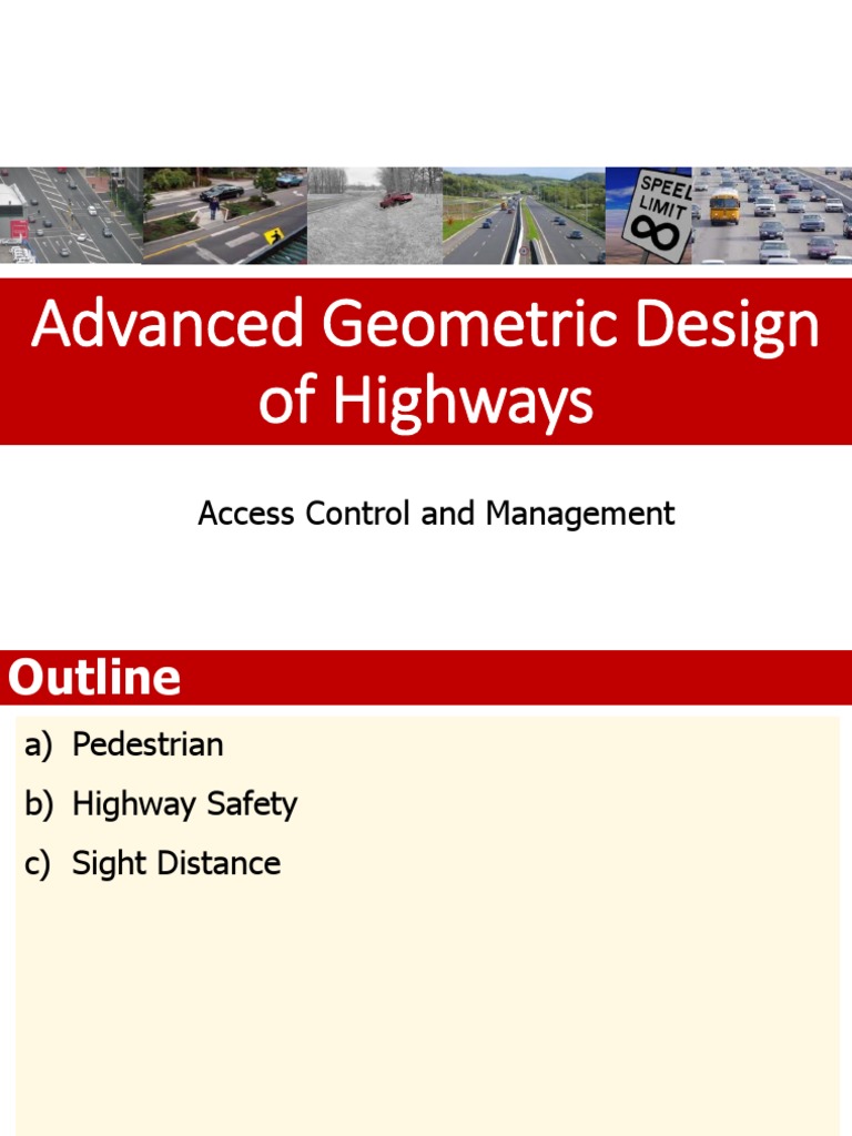 2 Design of Highways - Access Management | Download Free PDF | Traffic ...