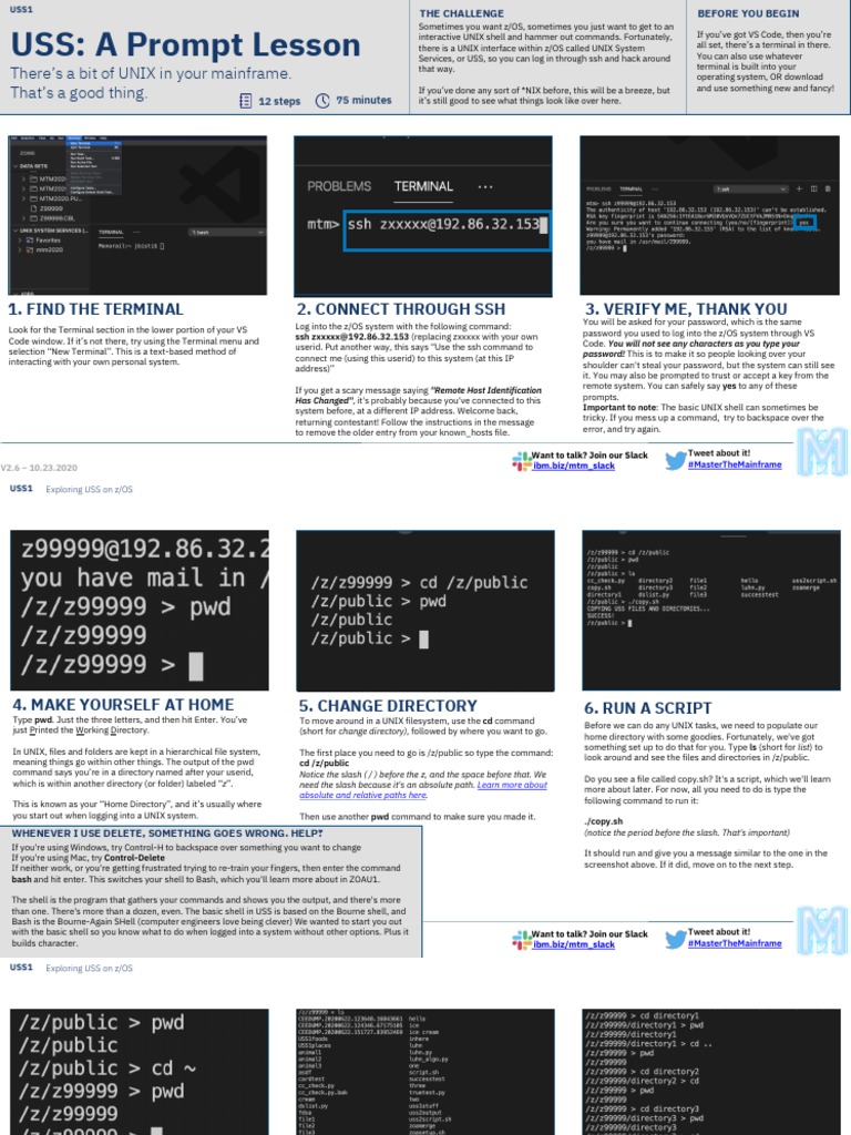 There's A Bit of UNIX in Your Mainframe. That's A Good Thing | Download Free PDF | Directory ...