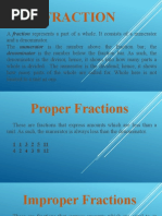 Fractions Mind Map | PDF