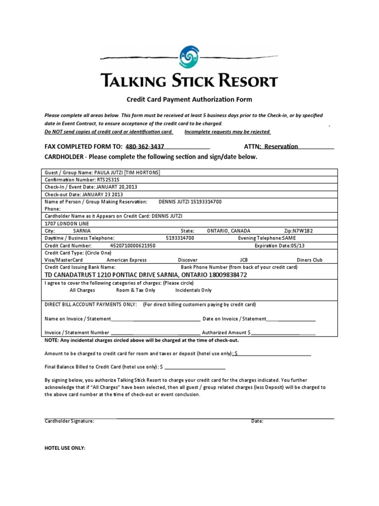 CC Auth Rooms Only 2013 - New | PDF | Credit Card | Credit