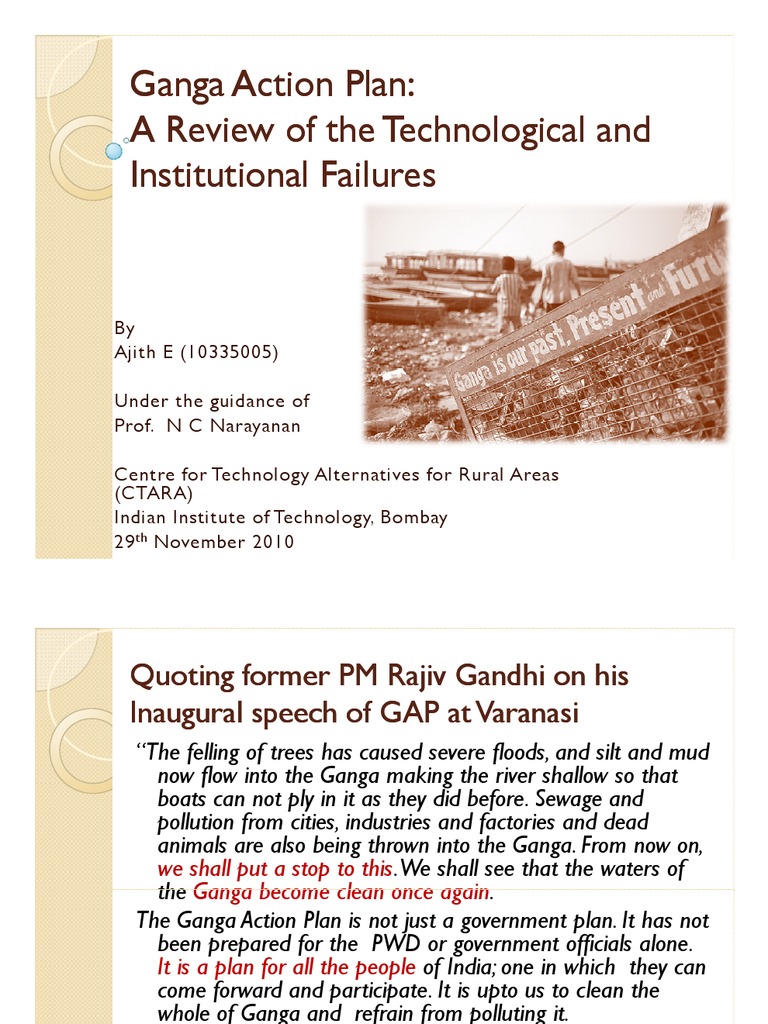 Ganga Action Plan | PDF | Nature