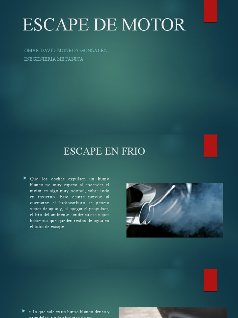 Escape de Motor | PDF | Tecnología
