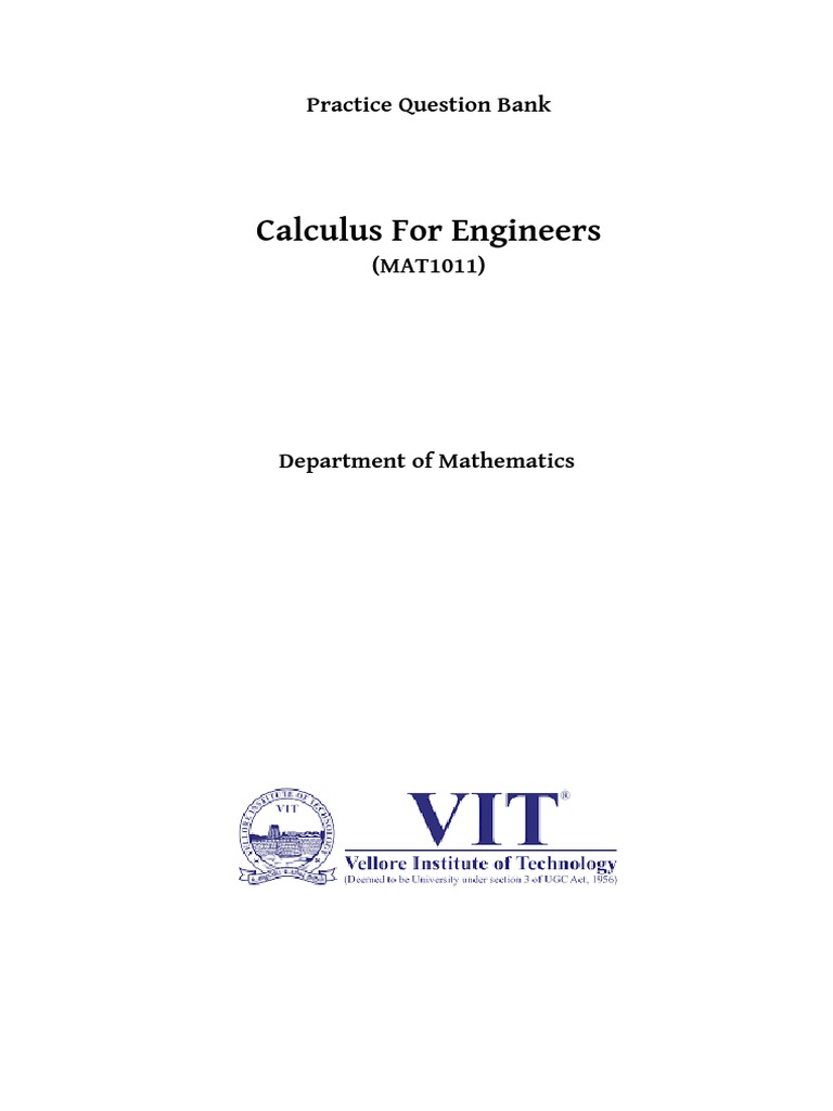 Question Bank Math | PDF | Maxima And Minima | Integral
