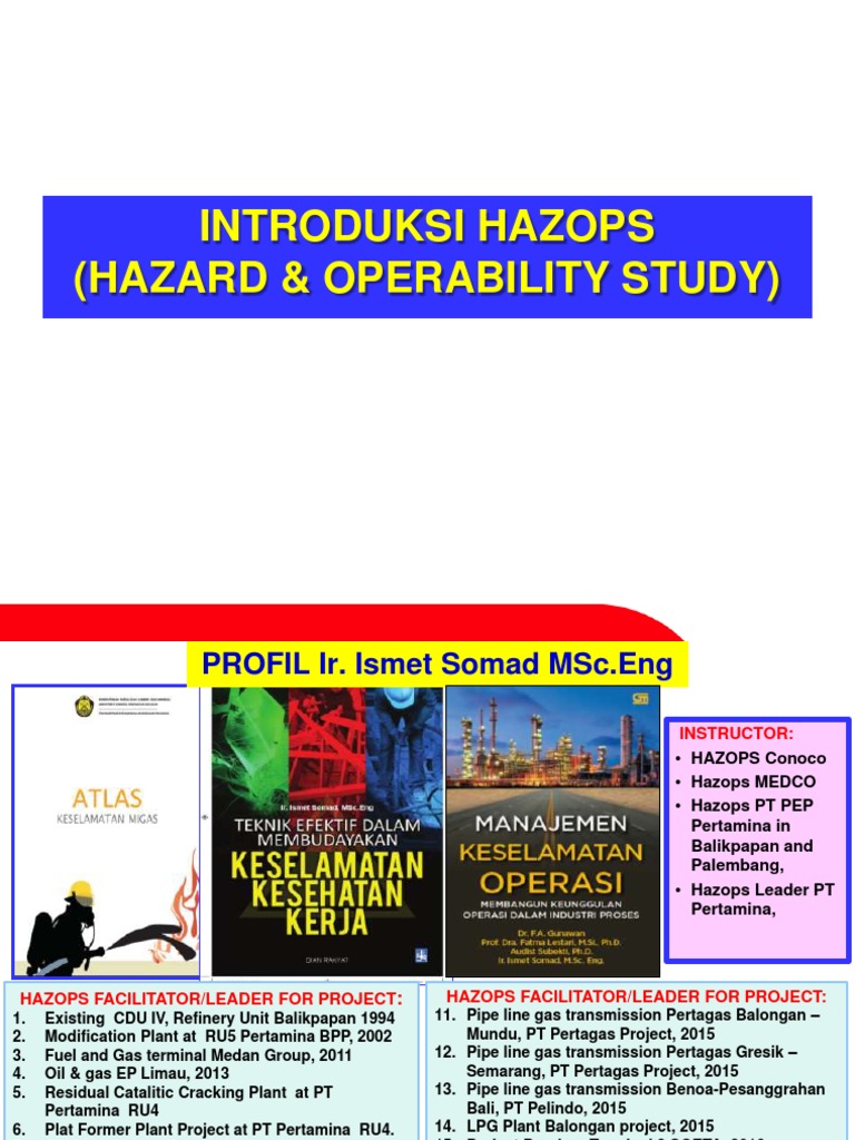 HAZOPS Training for Engineers | PDF | Safety | Occupational Safety And Health