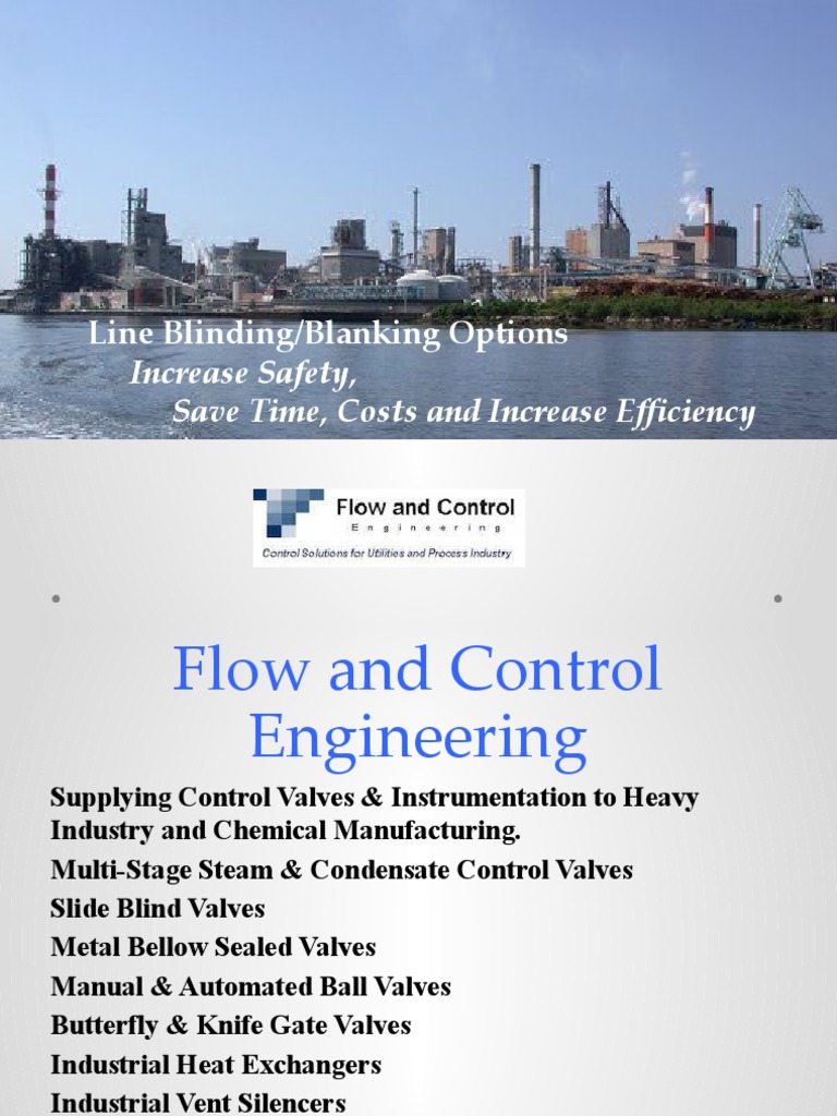 Line Blinding/Blanking Options: Increase Safety, Save Time, Costs and ...
