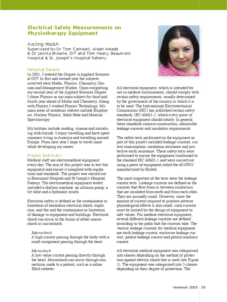 Medical Electrical Equipment | PDF | Electromagnetism | Electrical ...