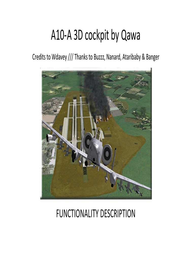 A10-A 3D Cockpit Model Overview | PDF | Computers
