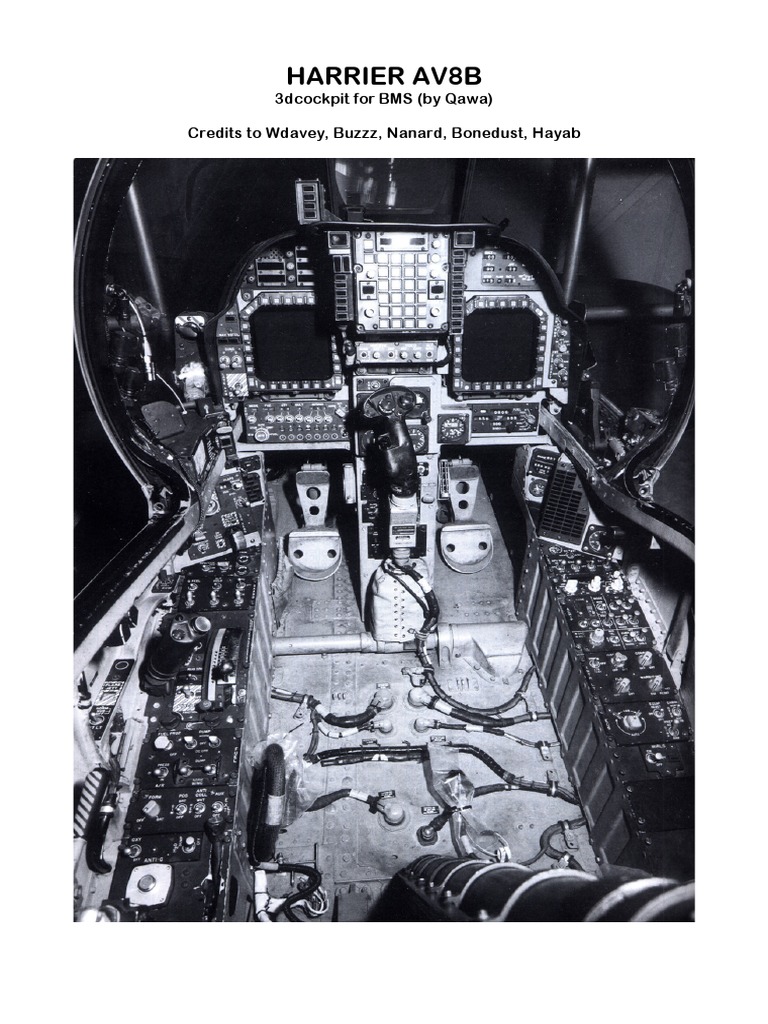 3D Cockpit AV8b Harrier | PDF