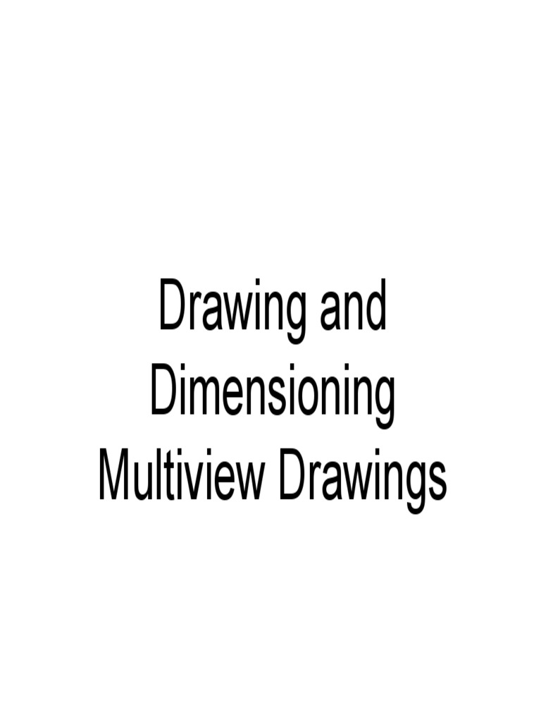 Ortho Dimensions and Sketching | PDF | Dimension | Length