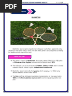 Pe 3 Module PDF | PDF | Athletic Sports | Racquet Sports