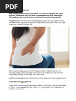 Leaflet Nyeri Punggung Bawah LBP Low Back Pain | PDF