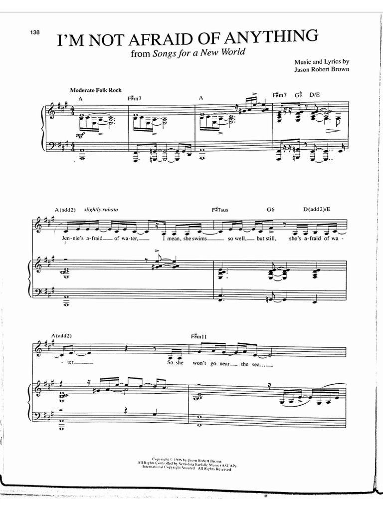 Im Not Afraid of Anything | PDF