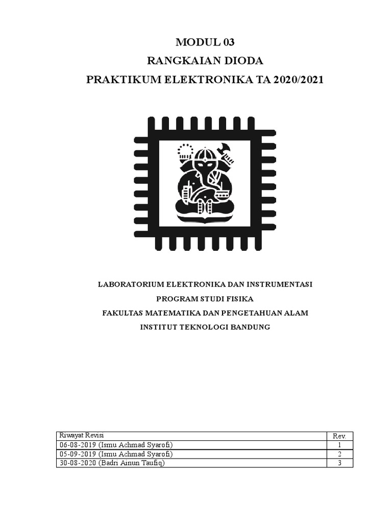 Rangkaian Dioda dalam Praktikum Elektronika | PDF | Sains & Matematika
