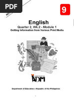 Eng9 Q1 Mod4 Identify Types and Features of Poetry Version3 | PDF | Metre (Poetry) | Poetry
