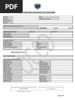 Fire Detection and Alarm System QCDD Form (Record of Completion) | PDF ...