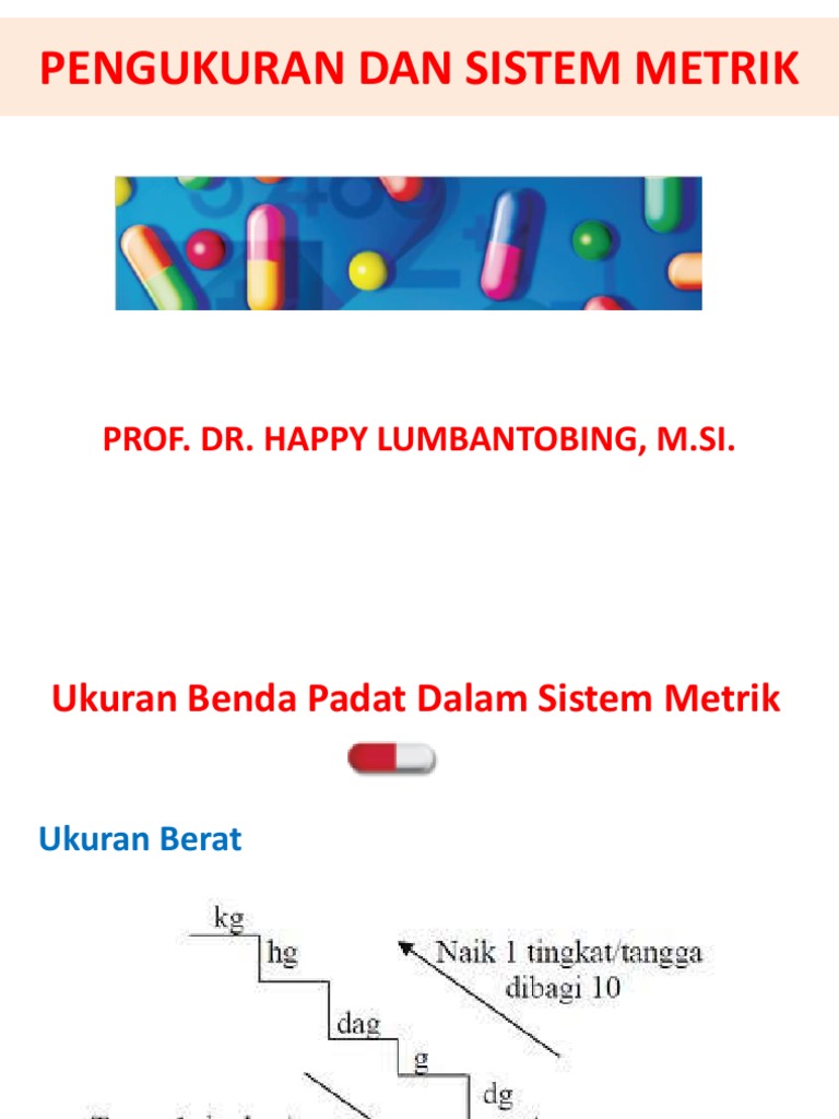 Pengukuran Dan Sistem Metrik | PDF