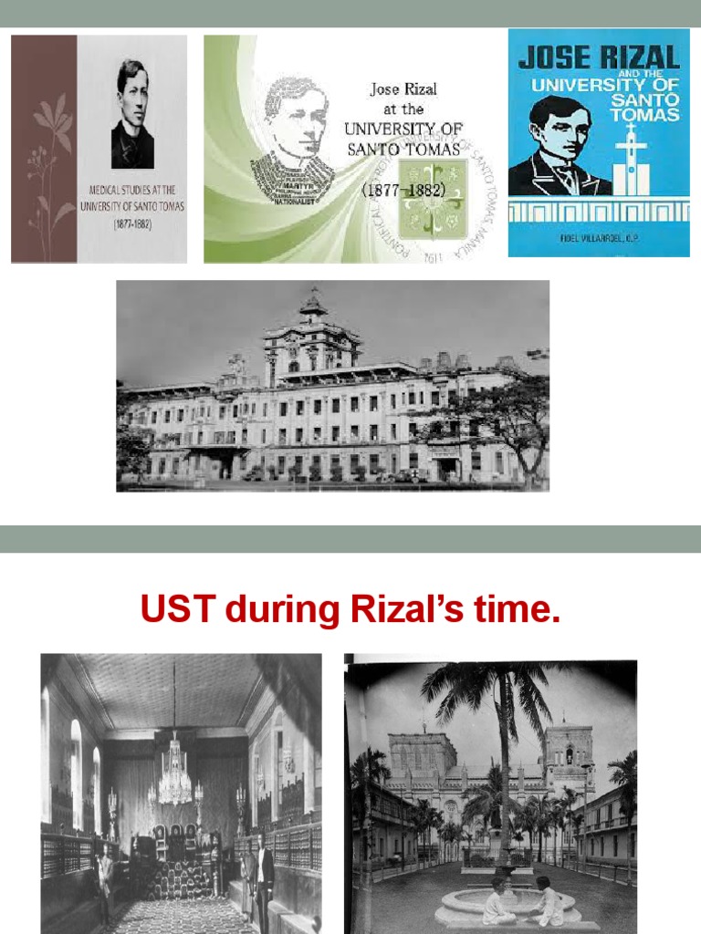 Topic On Rizal in UST | PDF