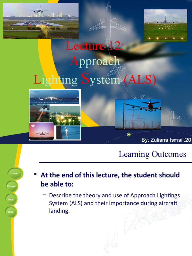 Lecture 12-Approach Lighting System (ALS) | PDF | Aerospace Engineering ...