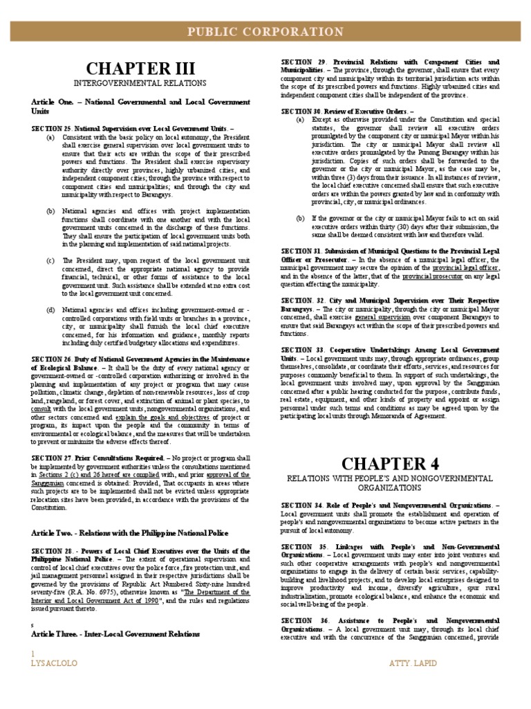 PUBCORP Incomplete Reviewer | PDF | Local Government | Policy