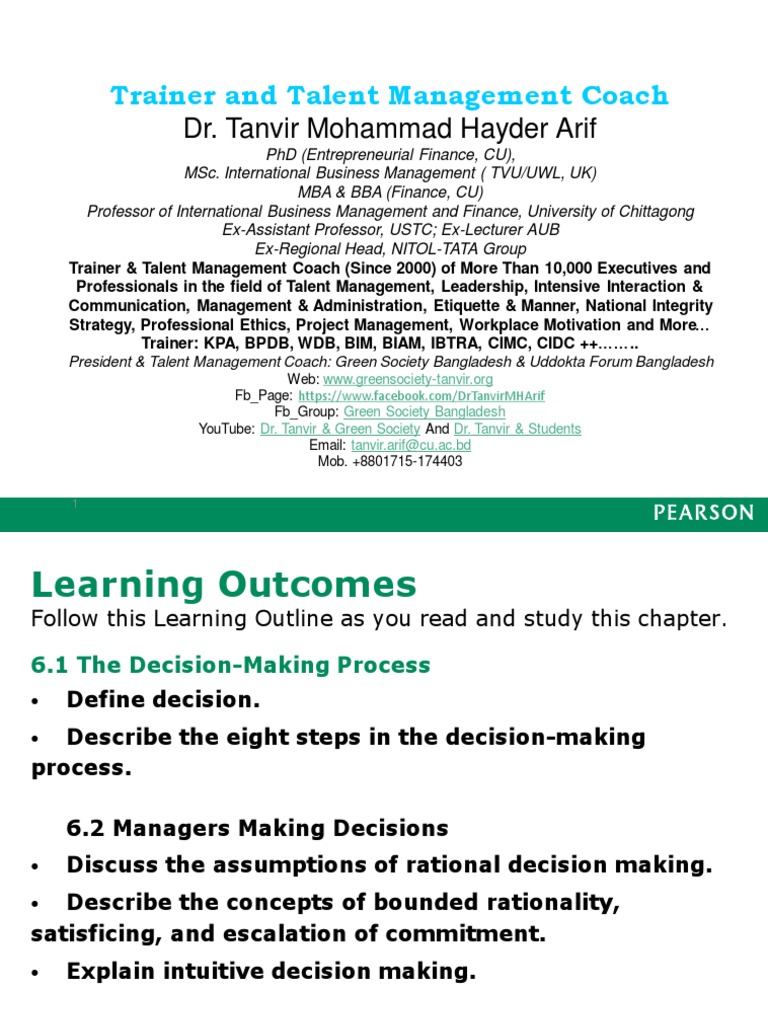 Decision Making Short | PDF | Decision Making | Cognition