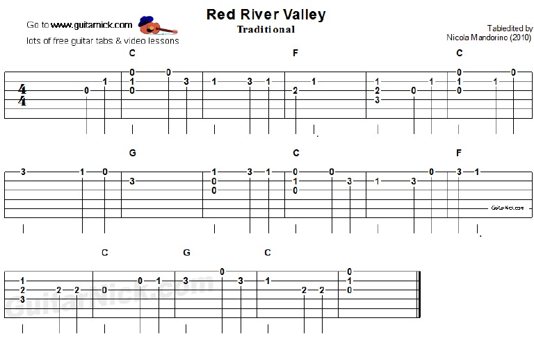 Red River Valley-Tab | PDF