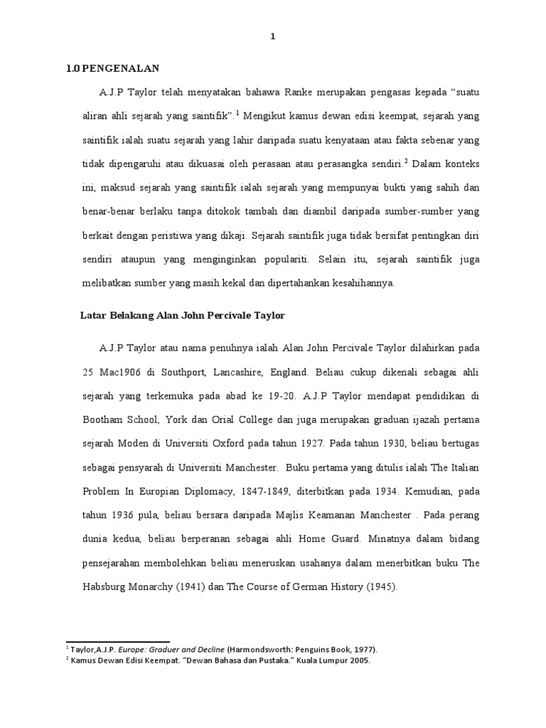 Pengenalan Leopord Von Ranke | PDF