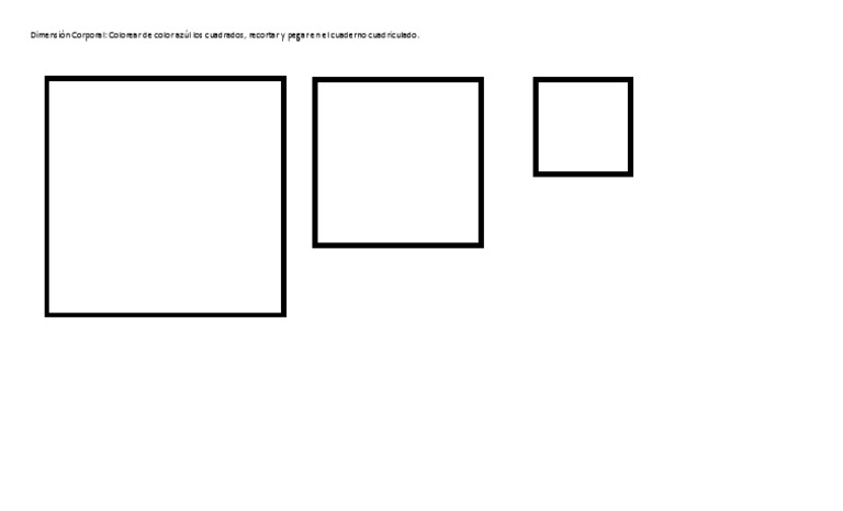 Cuadrado de Color Azul | PDF