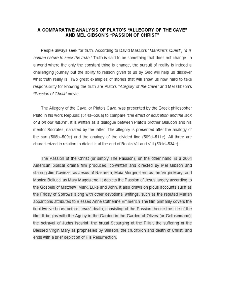 Art App - Allegory of The Cave | PDF | Jesus | Judas Iscariot