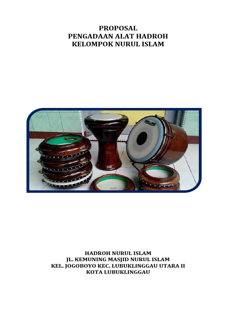Proposal Pengadaan Alat Hadroh | PDF | Agama & Spiritualitas