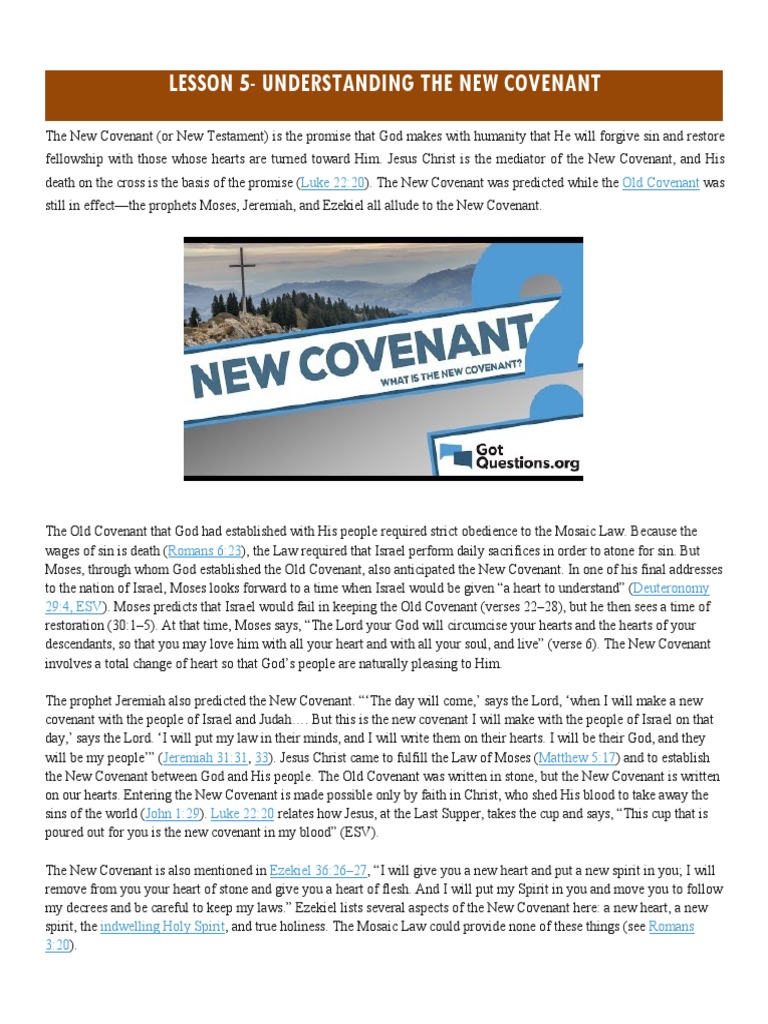 New Covenant Complete | PDF | New Covenant | Covenant (Biblical)