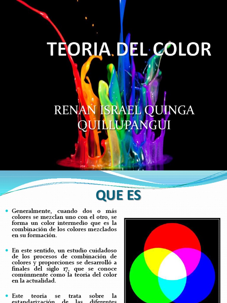 Teoría Del Color | PDF | Color | Amarillo