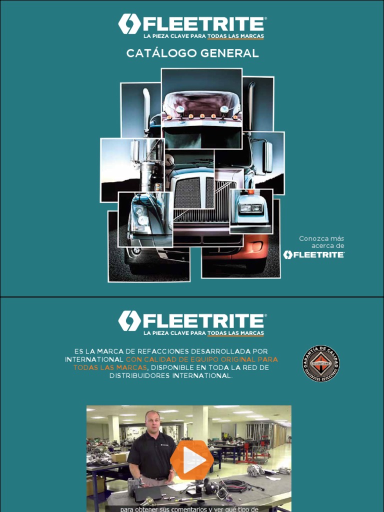 Catalogo Fleetrite 2017 | PDF | Frío | Transferencia de calor