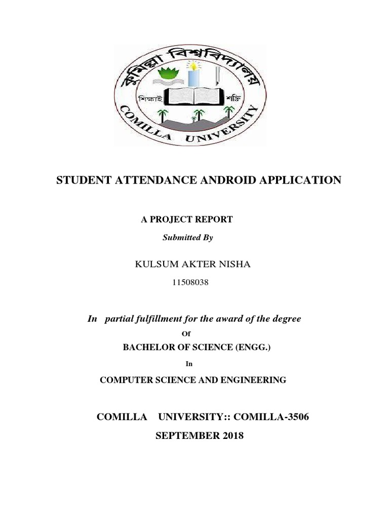 Student Attendace Android Application | PDF | Databases | Android ... Student Attendace Android Application | PDF | Databases | Android ...