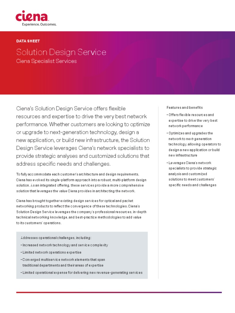 Solution Design Service DS | PDF