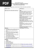 Nature Walk Lesson Plan | PDF | Lesson Plan | Educational Assessment