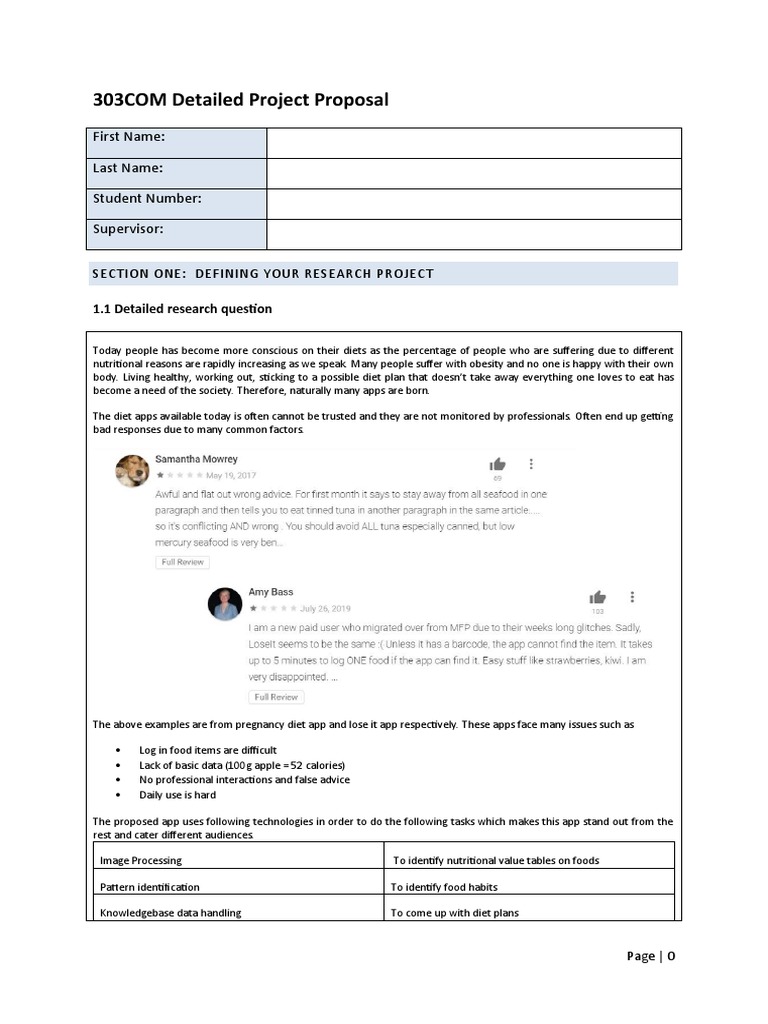 Final Project Proposal Dharshi | PDF | Diet (Nutrition) | Diet & Nutrition