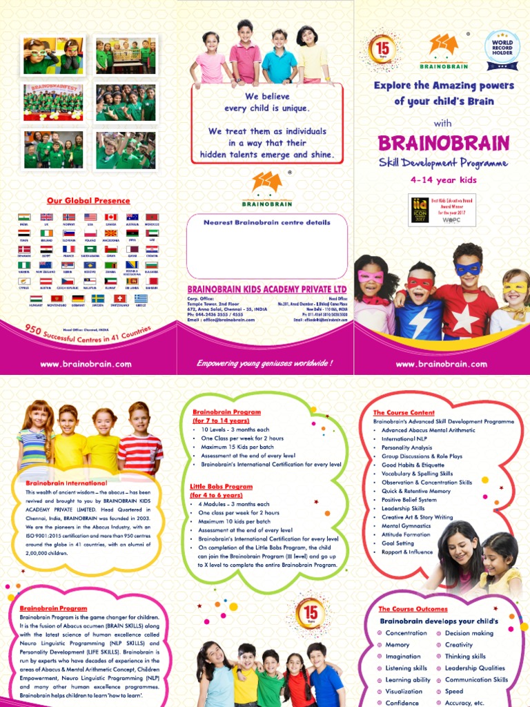 Brainobrain INDIA Brochure | PDF