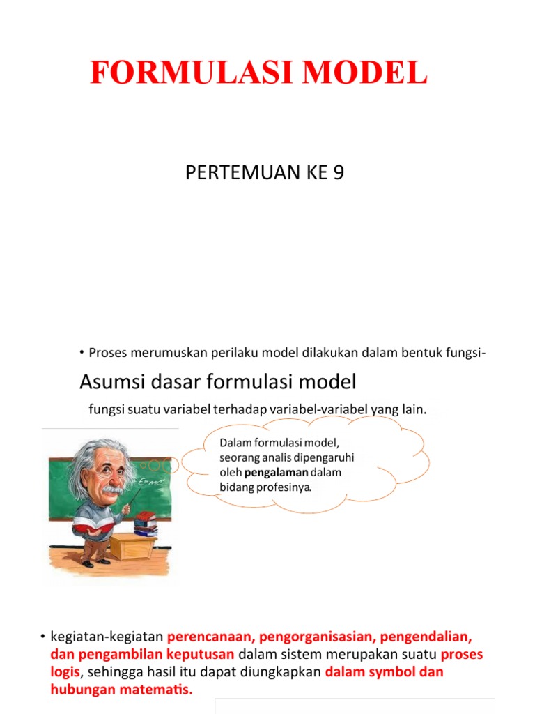 Formulasi Model Deterministik | PDF