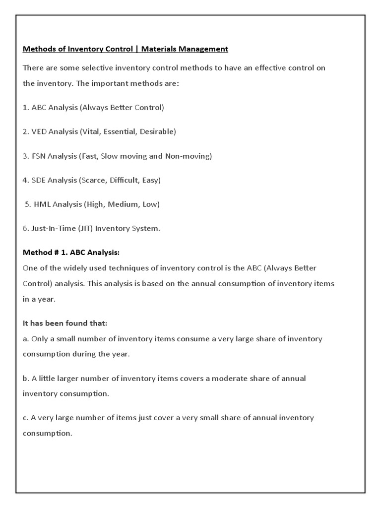 Prioritizing Inventory Control Through Criticality-Cost Matrices: A ...