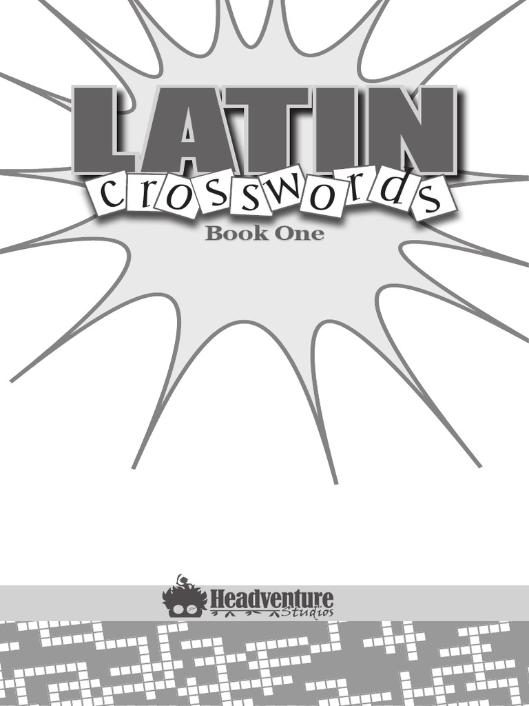 Latin Crossword Samples | PDF | Latin | Grammatical Gender