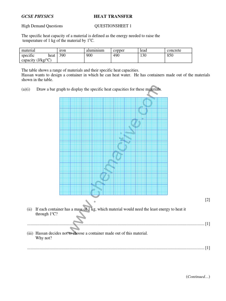 Gcse Physics: Heat Transfer | PDF | Heat | Heat Capacity