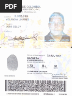 Cedula Alexander | PDF