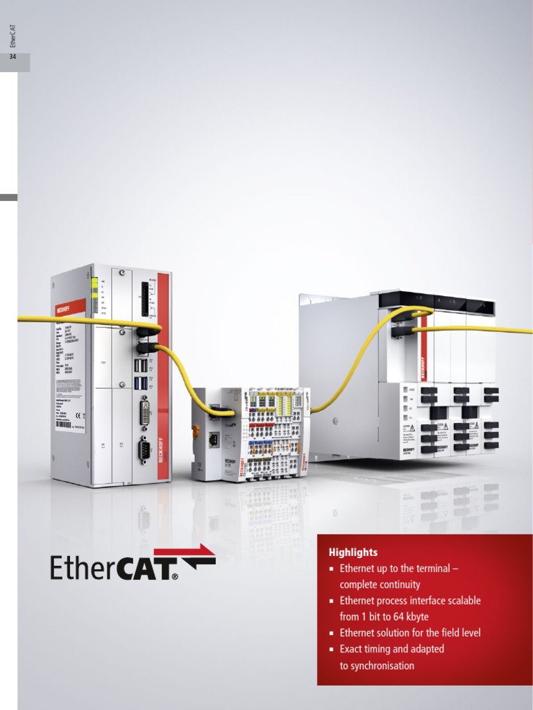 Beckhoff Main Catalog 2018 2 02 EtherCAT | PDF | Network Topology | Ethernet