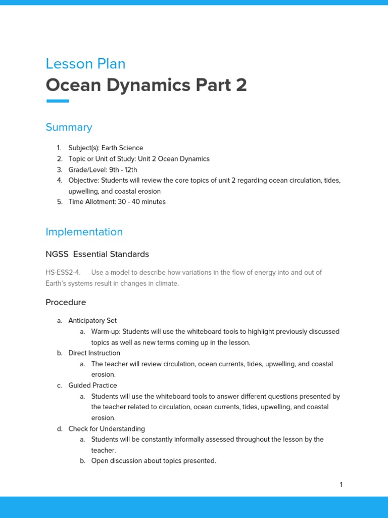 Spring 21 Pop Cycle Lesson Plan | PDF | Lesson Plan | Behavior Modification