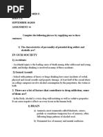 Adjustment To College Life Module | PDF | Alcoholism | Major Depressive ...